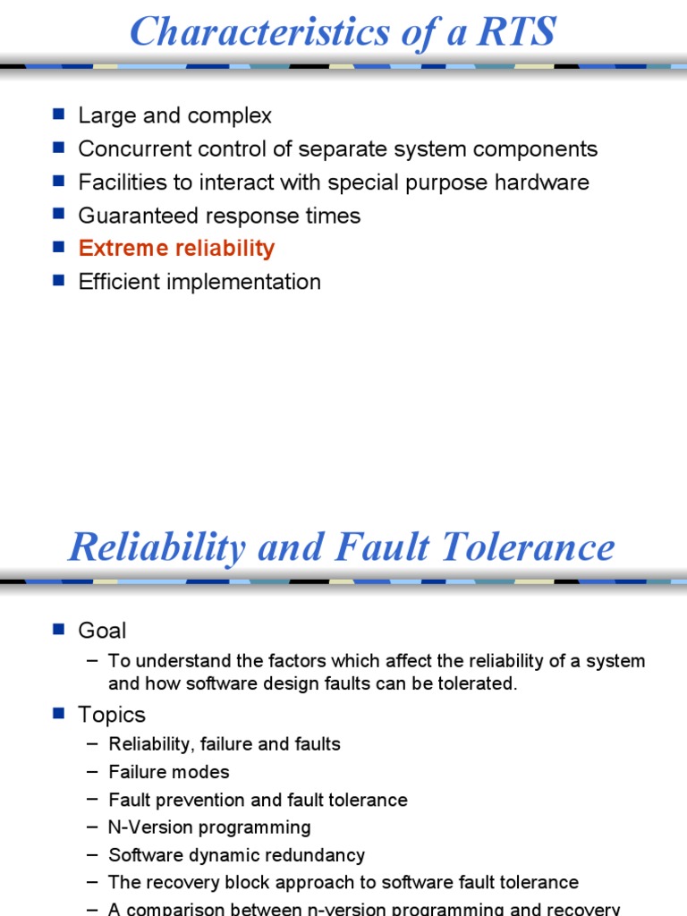 Rts | PDF | Fault Tolerance | Reliability Engineering
