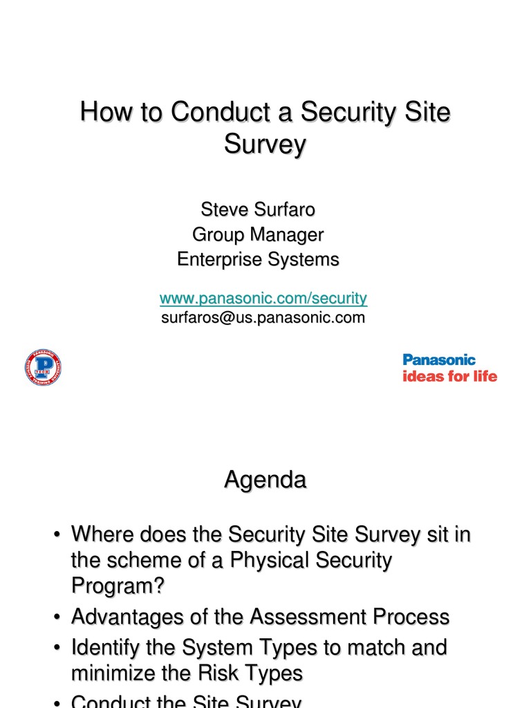 How To Conduct A Security Site Survey PDF | PDF | Physical Security ...