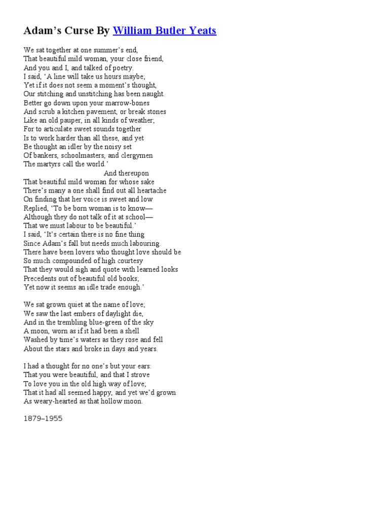 A Selection of Famous, Modern Poems | PDF | Nature