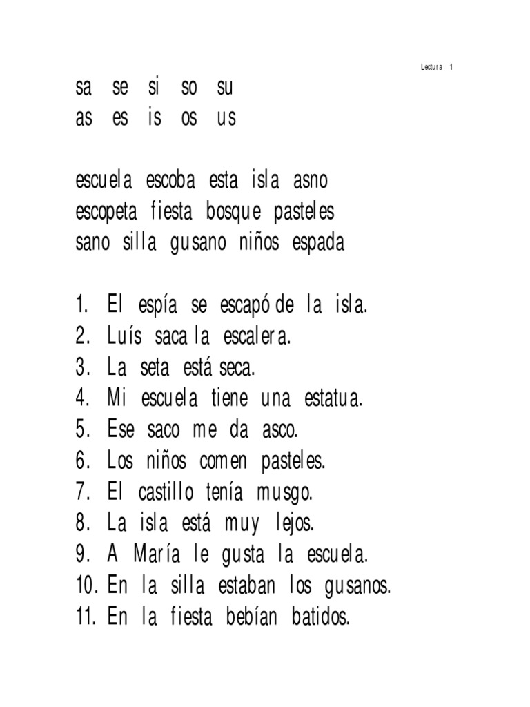 Aprendiendo silabas inversas