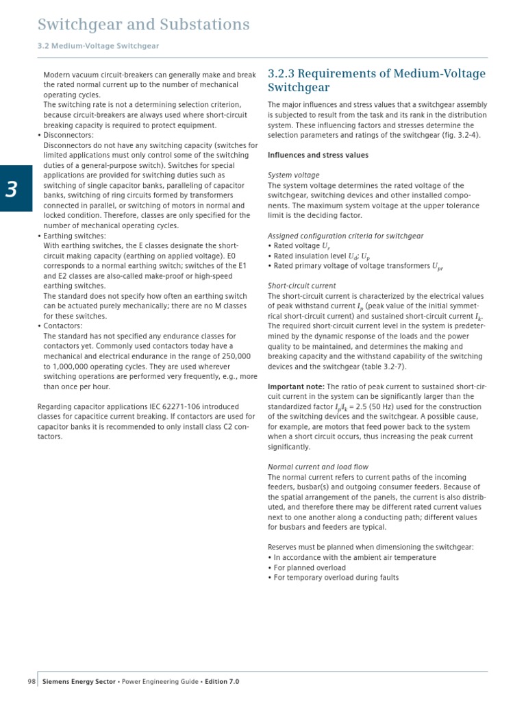 Siemens Power Engineering Guide 7E 98 | Download Free PDF | Switch ...