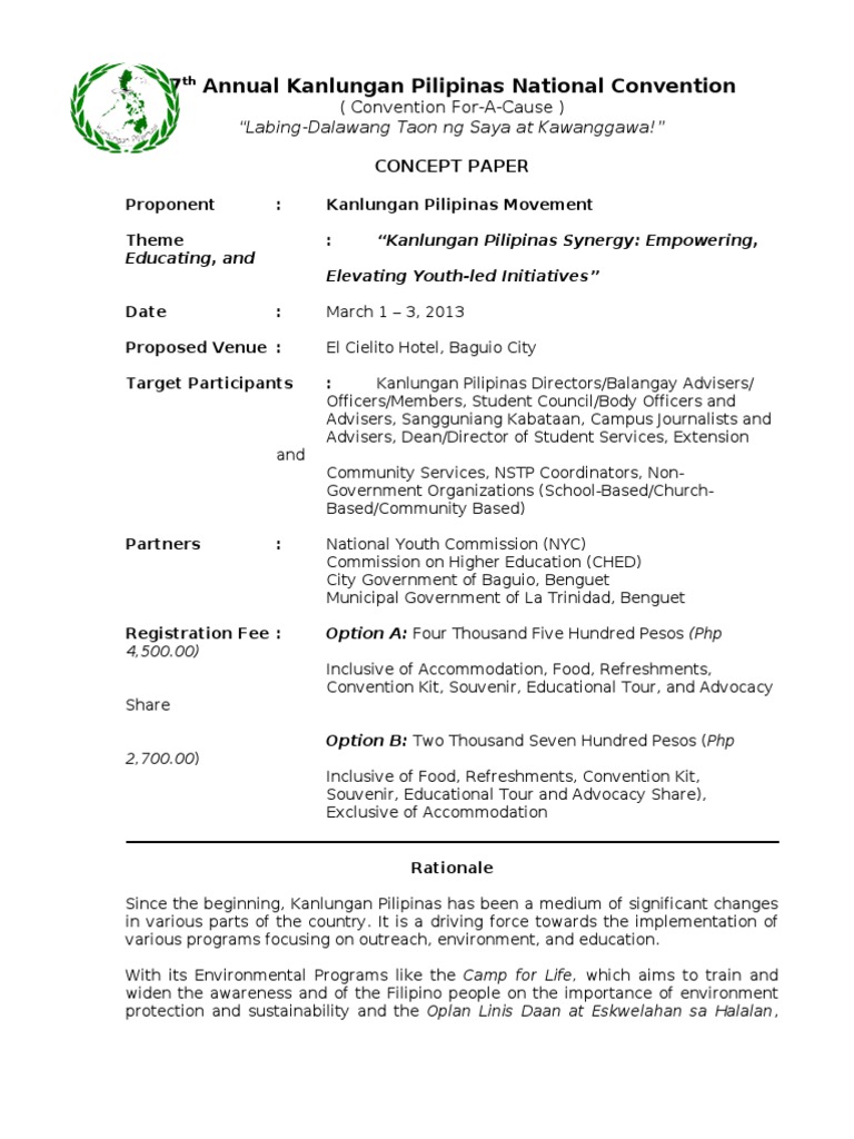 Kanlungan Convention Paper | PDF | Volunteering | Philippines