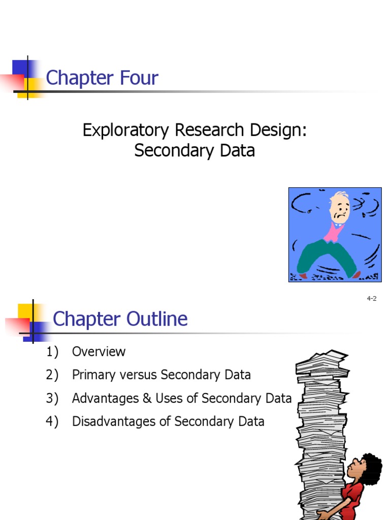 4 Exploratory Research Design-Secondary Data | PDF | Marketing Research ...