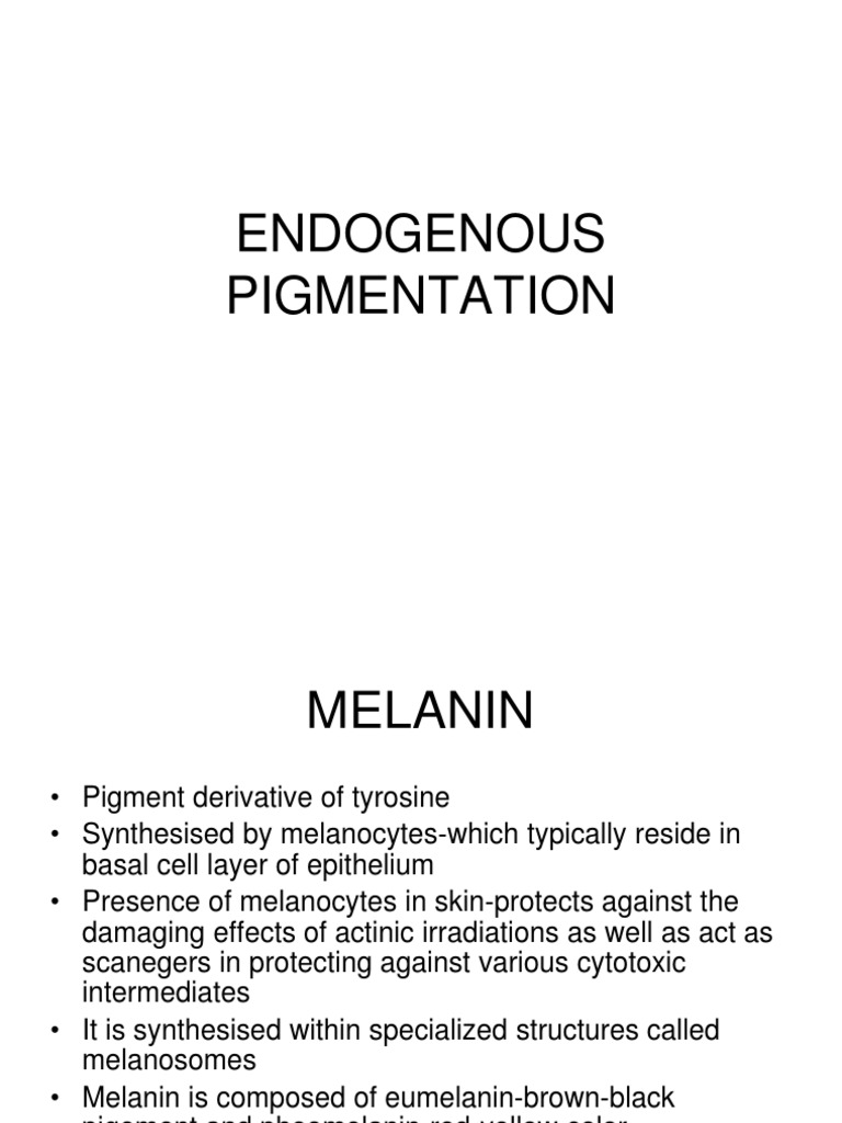 Exogenous Pigmentation | PDF | Melanoma | Cutaneous Conditions