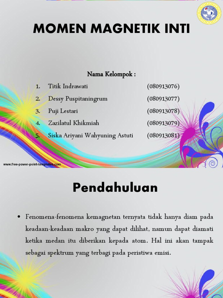 Momen Magnetik | PDF | Metode & Bahan Ajar | Teknologi & Rekayasa