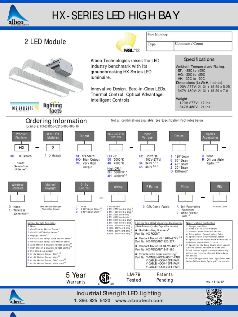 Albeo Led 2 Modulos | PDF | Light Emitting Diode | Lighting