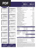 Approved District Calendar | PDF | Observances