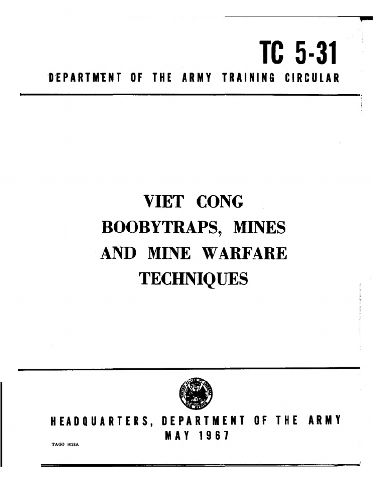 Army Booby Trap Manual | PDF