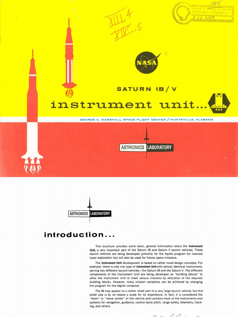 Saturn IB V Instrument Unit | PDF | Technology & Engineering