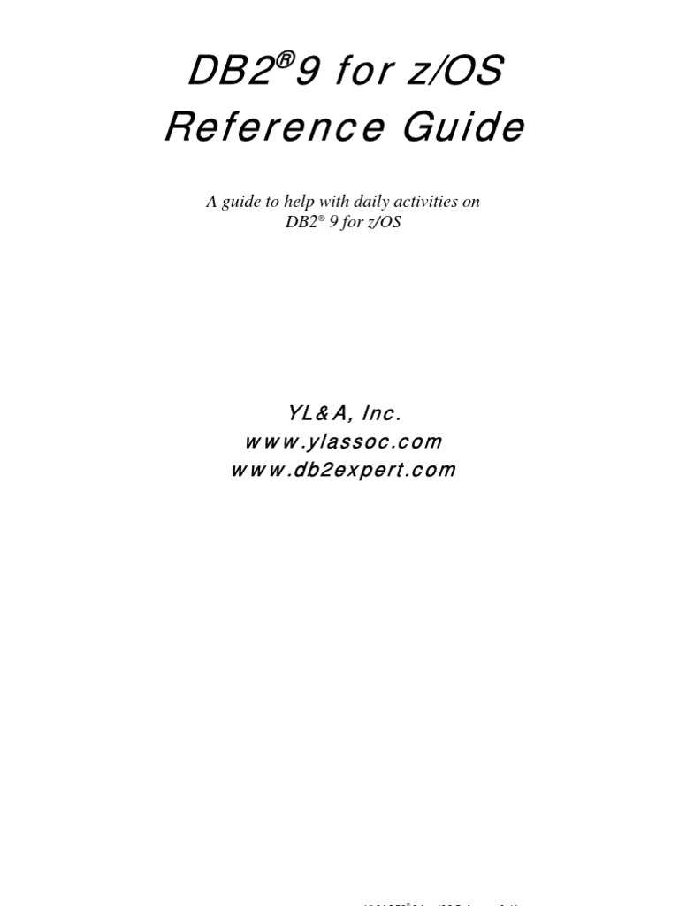 DB2-9 Ref Guide | PDF | Teaching Methods & Materials | Technology & Engineering