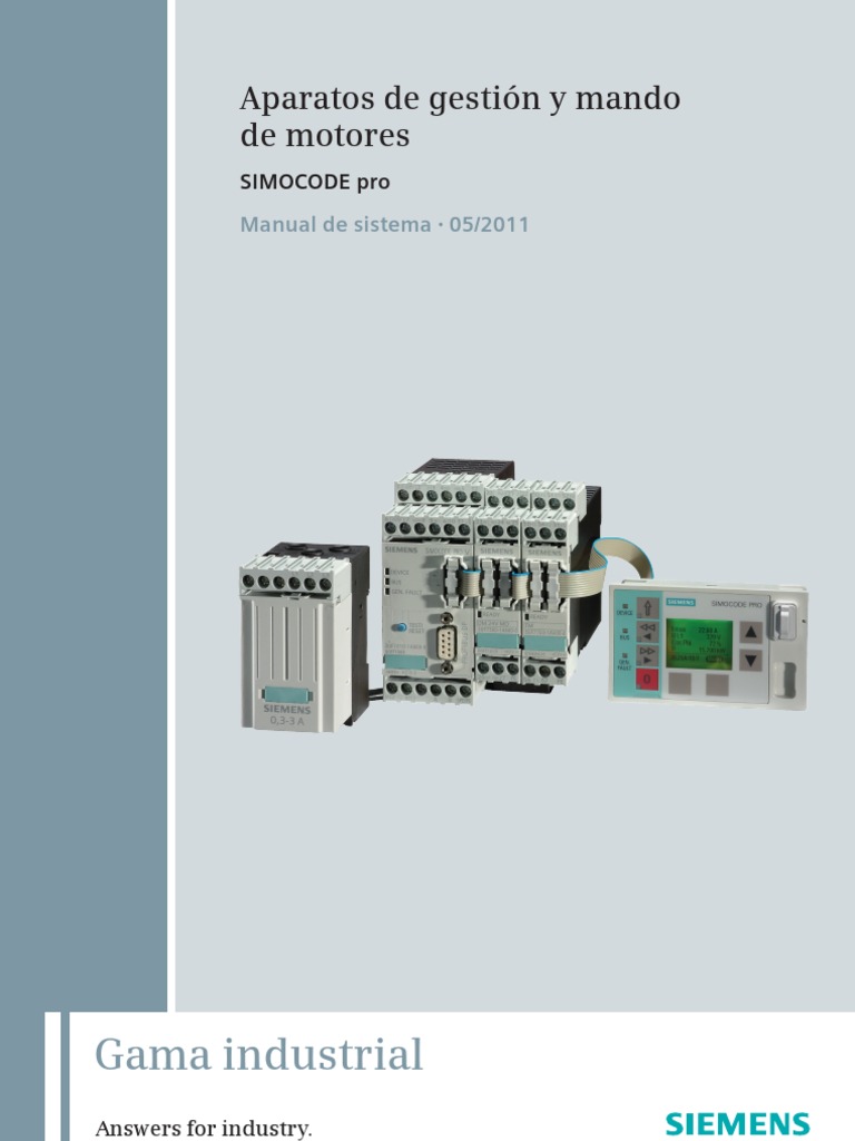 SIMOCODE | PDF | Marca comercial | Tabla (base de datos)