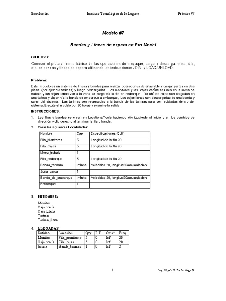 Practica de Promodel | PDF | Informática | Áreas de informática