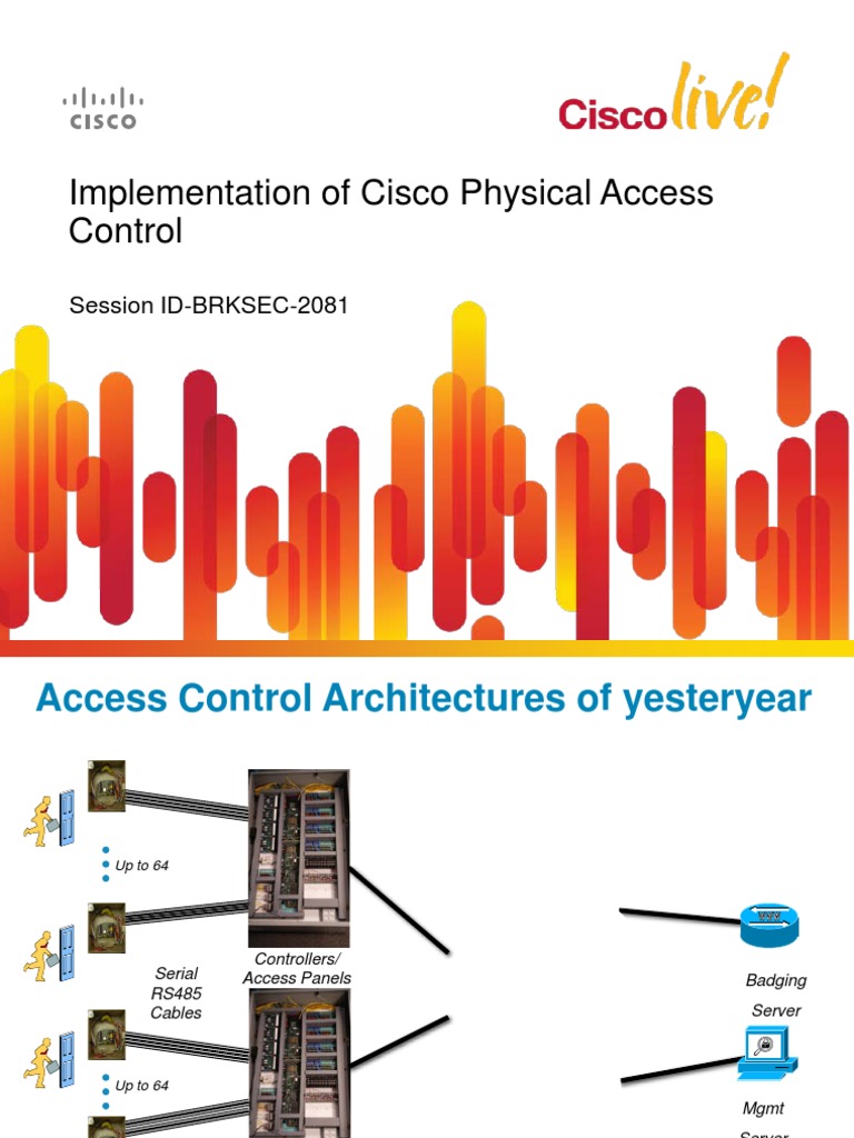 Implementation of Cisco Physical Access Control Solutio | PDF | Gateway ...
