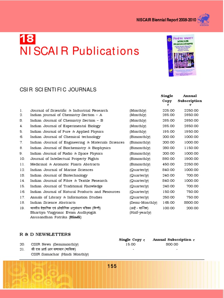34 Niscair Publication | PDF | Natural Sciences | Science