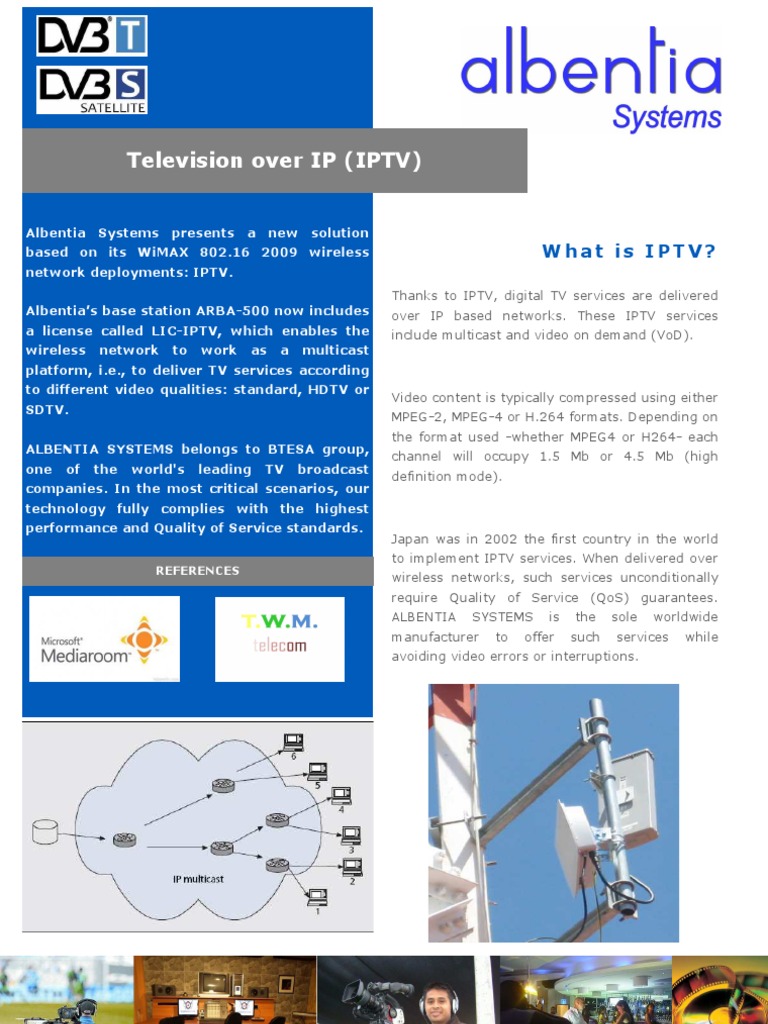 Albentia System | PDF | Iptv | H.264/Mpeg 4 Avc