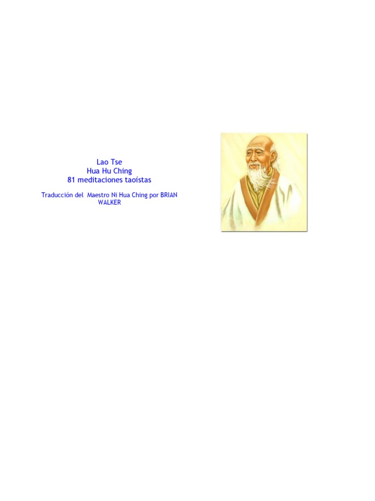 Hua Hu Ching | PDF | Self-Improvement