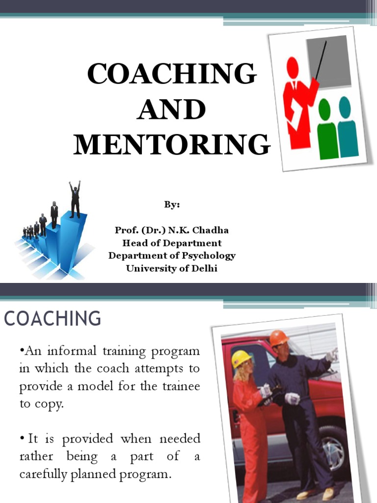 Coaching and Mentoring | PDF | Mentorship | Organizational Behavior