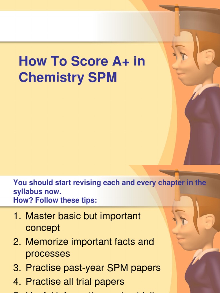 A+ Strategies for Chemistry SPM | PDF | Career & Growth | Self-Improvement