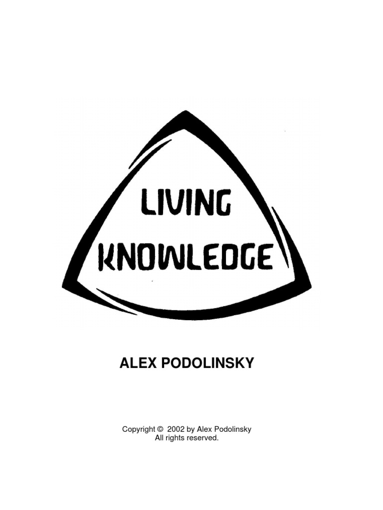 Alex Podolinsky-Living Knowledge | Download Free PDF | Science | Soil