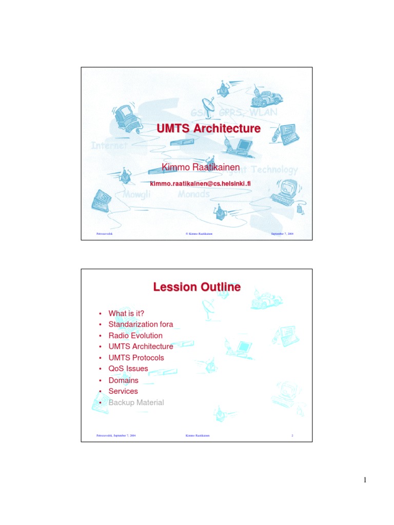 UMTS Architecture | PDF