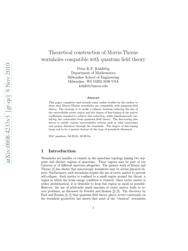 Morris Wheeler 2009 | PDF | Curvature | Physical Cosmology