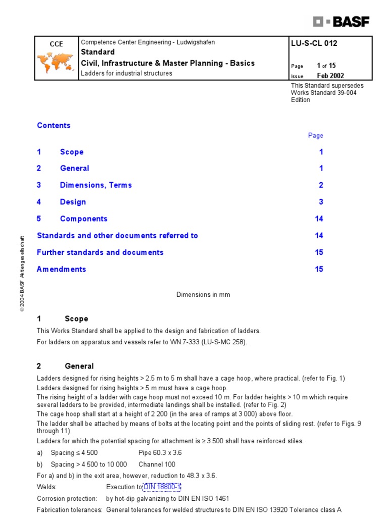 Ladder and Self Closing Gate For Storage Tank | PDF | Structural Steel ...