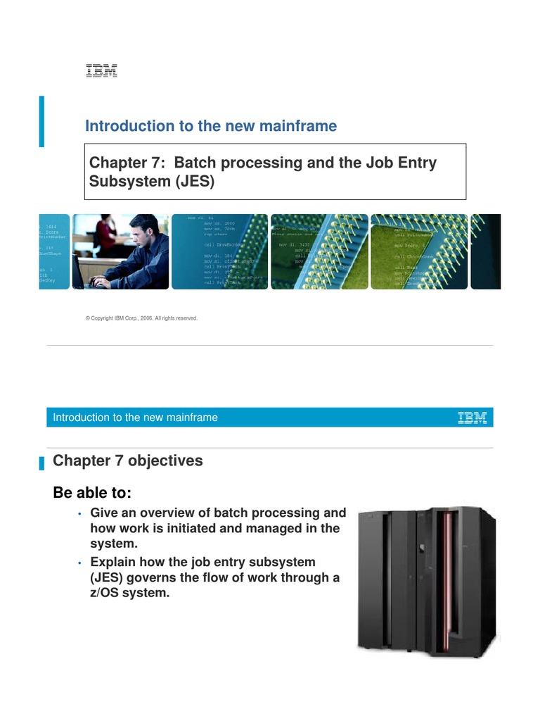 Chapter07 Batch and JES Slides | PDF | Concurrent Computing | Computer Engineering