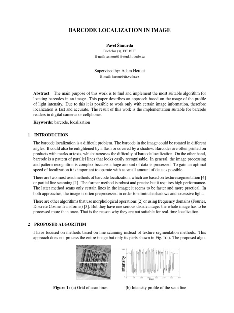 Barcode Localization Pdf Barcode Image Segmentation