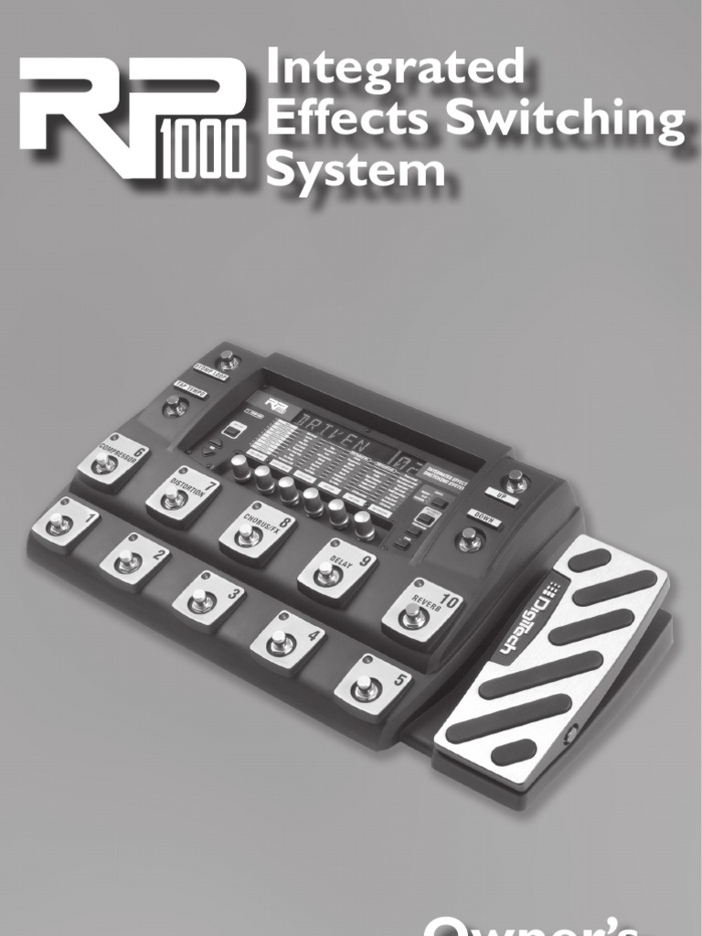 RP1000 Manual | PDF | Amplifier | Sound Recording