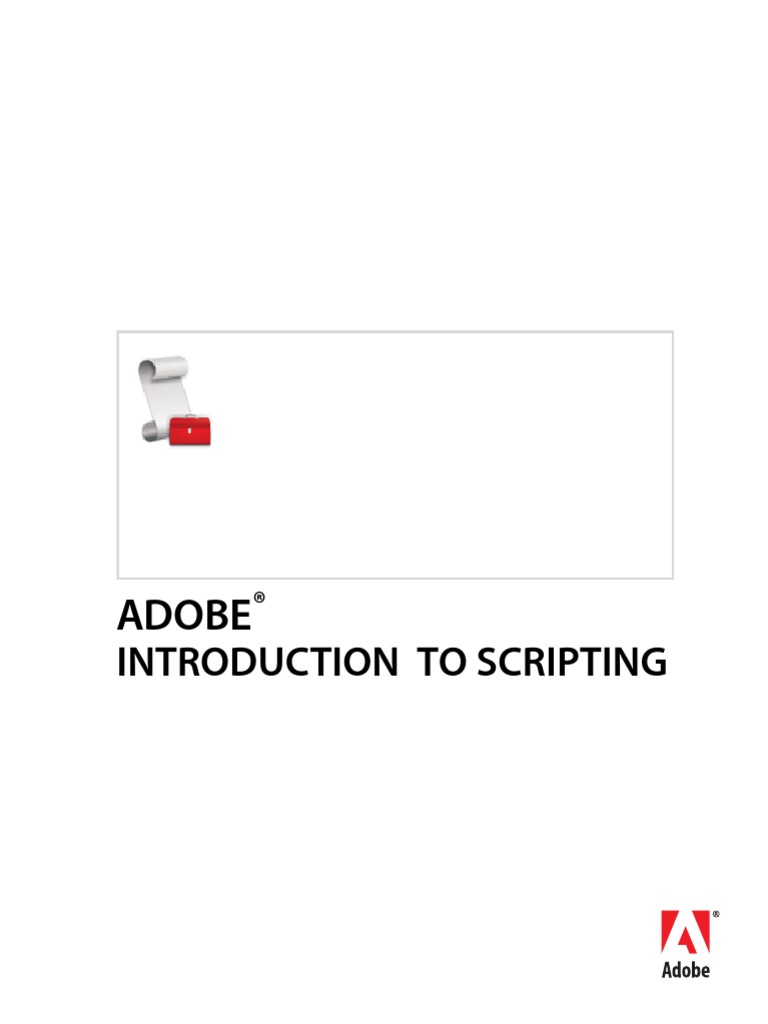 Adobe Introduction To Scripting Pdf Scripting Language Object Computer Science 9079