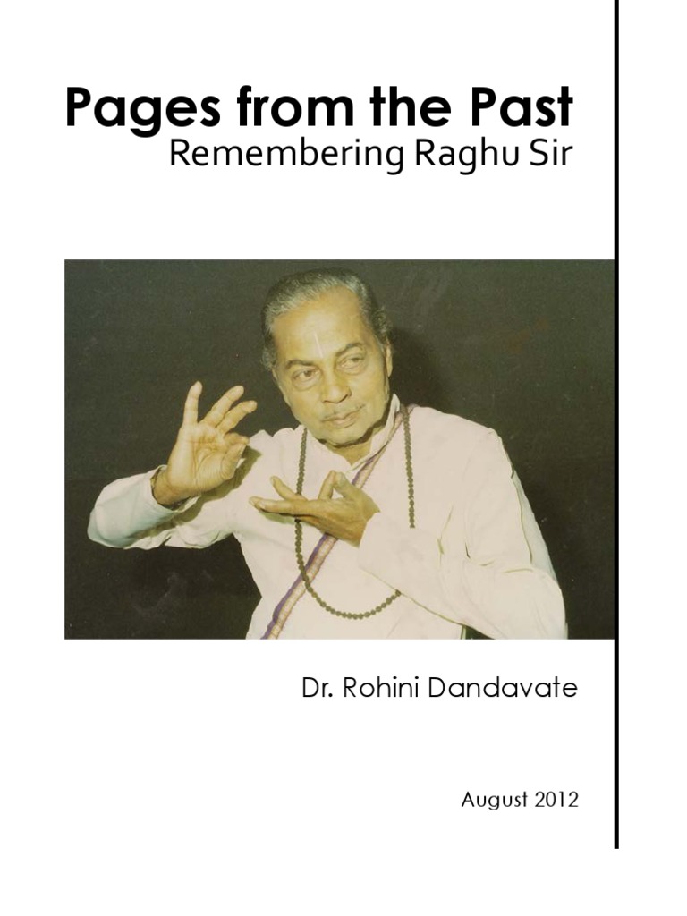 Pages From The Past: Remembering Raghu Sir | PDF | Dances | Performing Arts