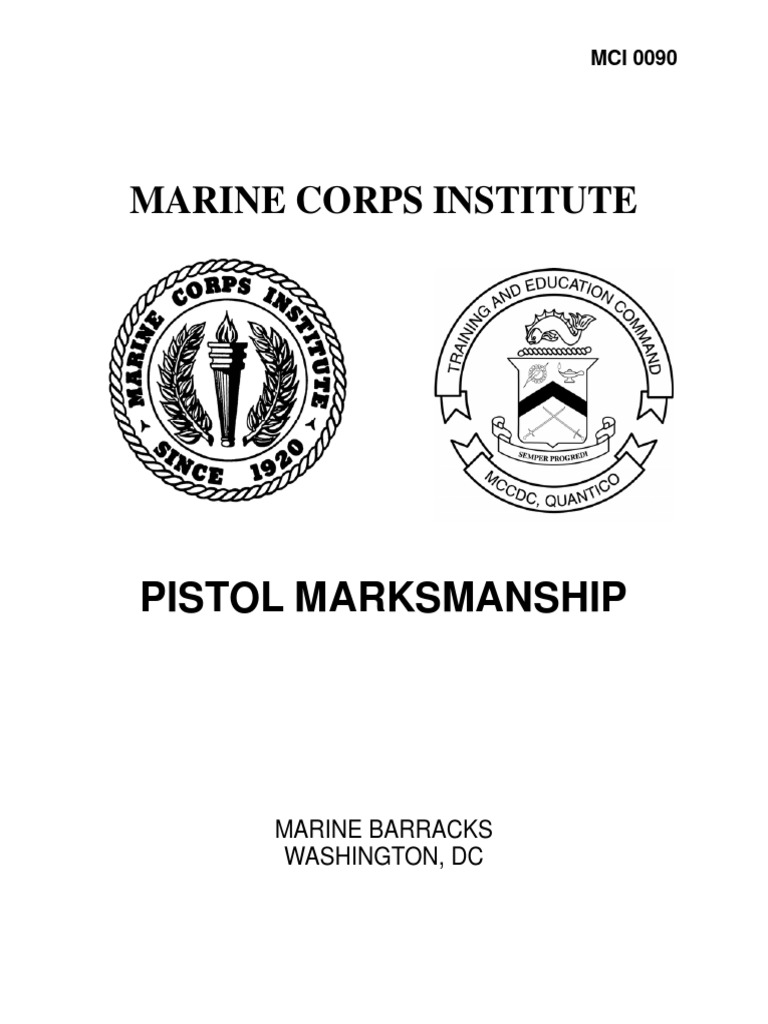 Pistol Marksmanship | PDF | Trigger (Firearms) | Handgun