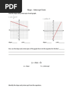 Algebra 1 Diagnostic Test | PDF | Equations | Mathematical Concepts
