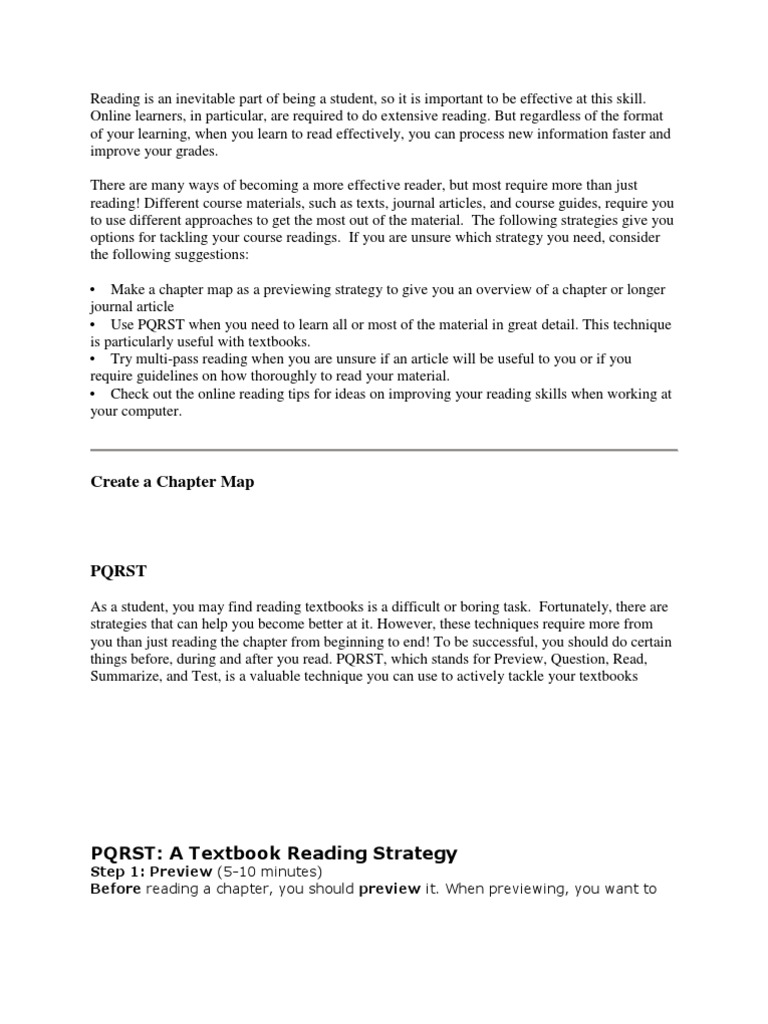 Reading Is An Inevitable Part of Being A Student | PDF | Reading (Process) | Semiotics