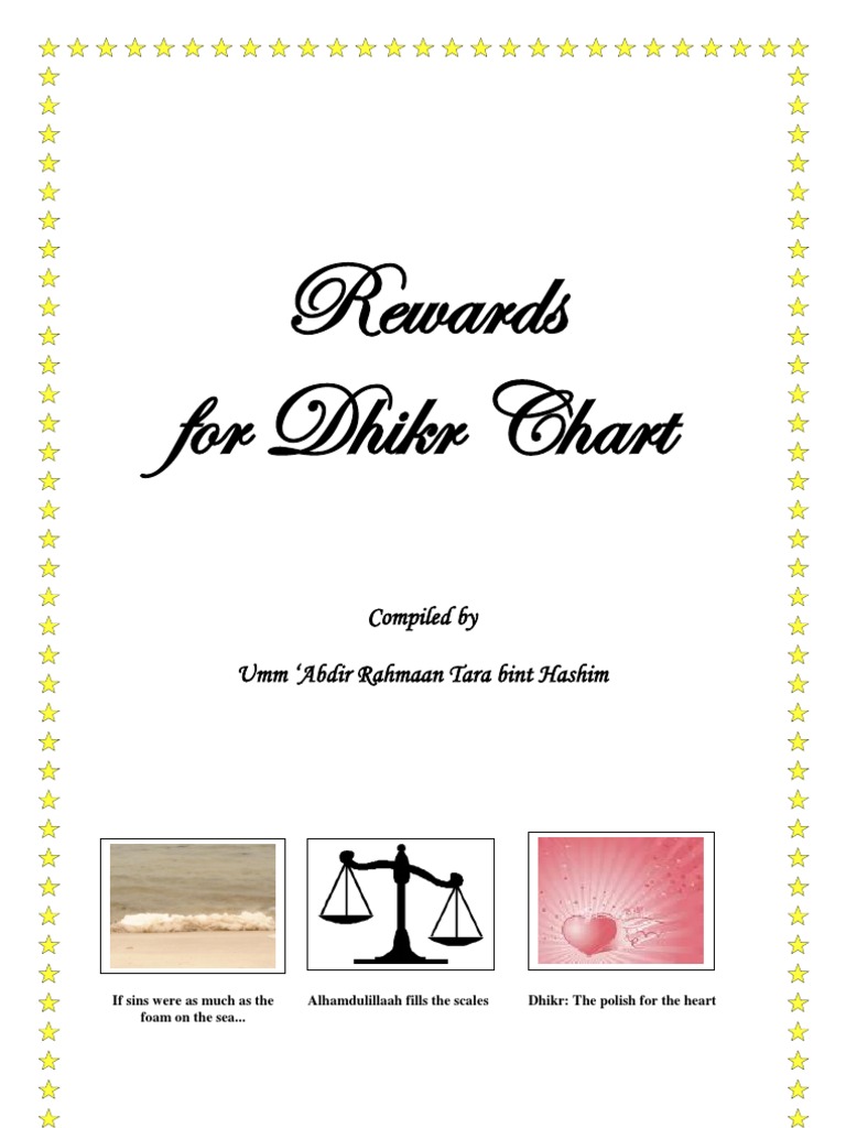 Rewards For Dhikr Chart | PDF | Prophets And Messengers In Islam | Tawhid
