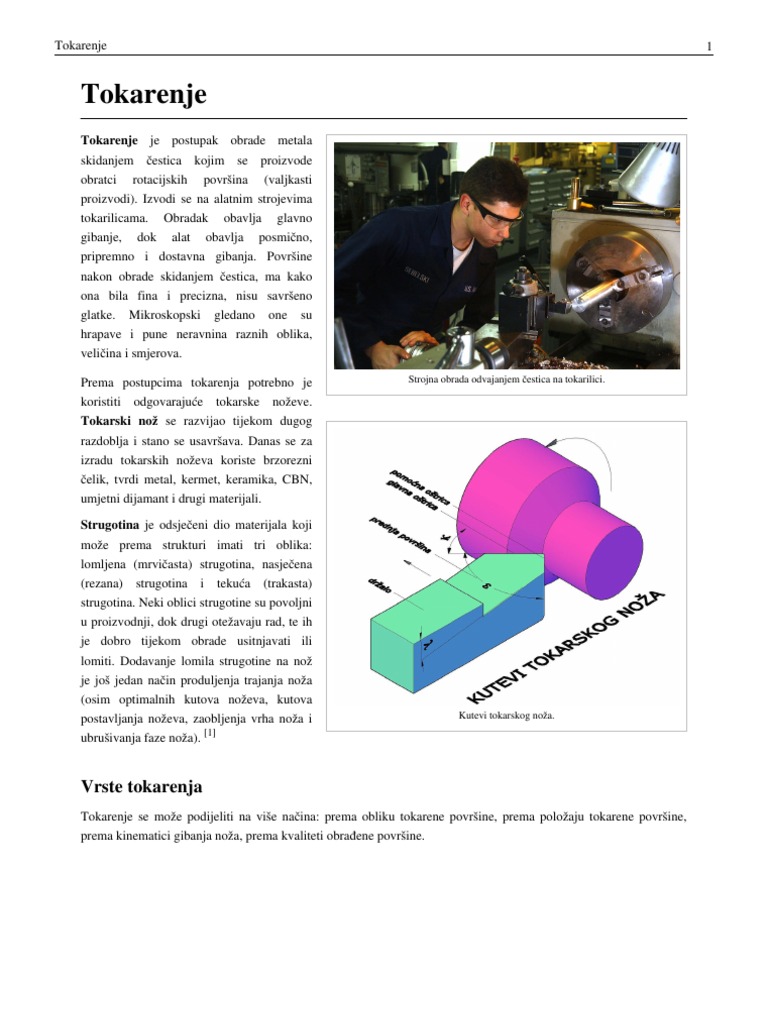 Tokarenje | PDF