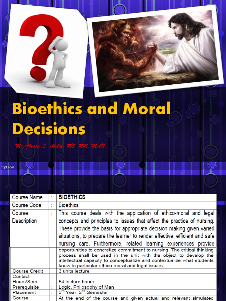 Bioethics: Principles and Practices | PDF