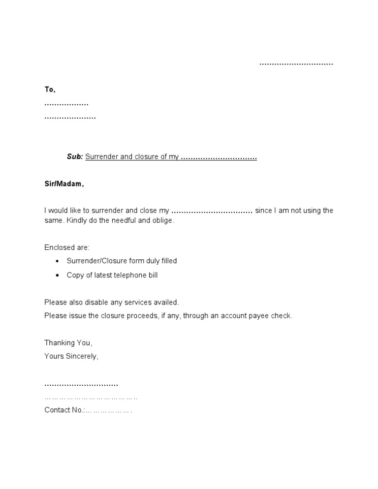 MTNL Landline Broadband Closure Letter | PDF