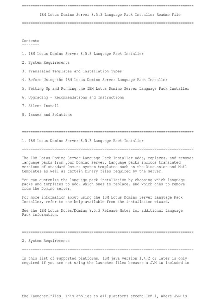 Readme | PDF | Ibm Notes | 64 Bit Computing