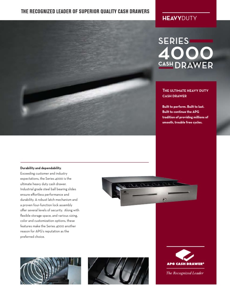 Series Drawer: The Recognized Leader of Superior Quality Cash Drawers ...