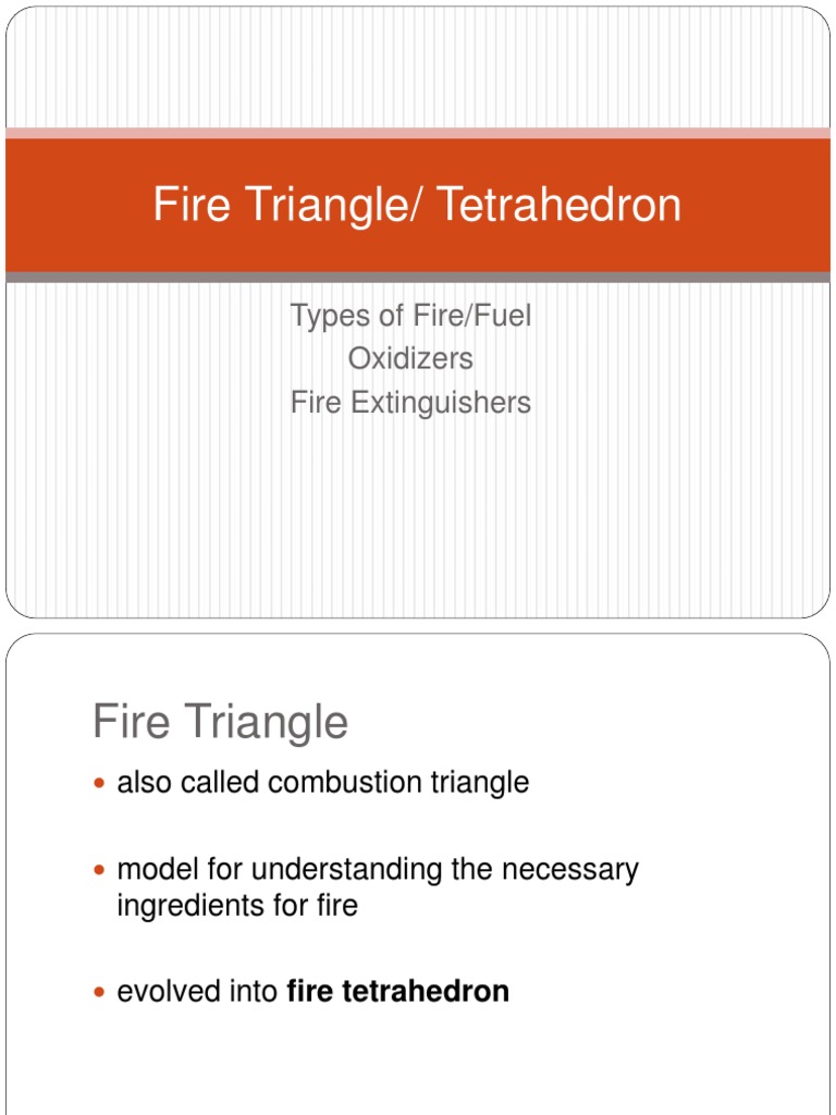 Fire Triangle | PDF | Fires | Combustion