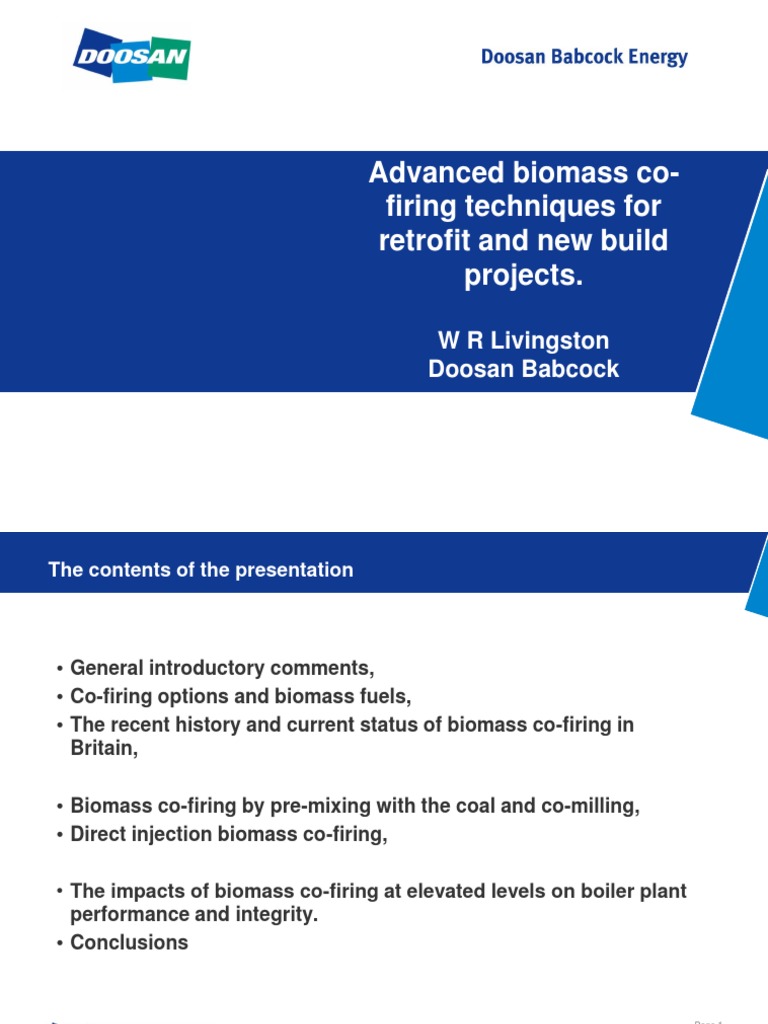 Co Firing | PDF | Biomass | Coal