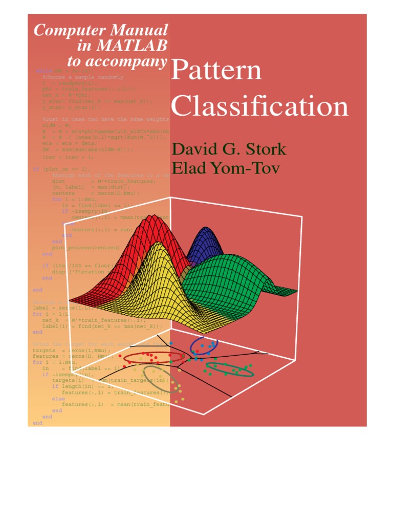 Pattern Classification Manual Pdf