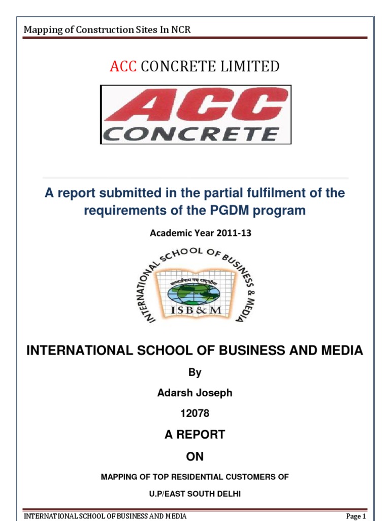 Mapping of Construction Site in NCR | Construction Aggregate | Concrete ...