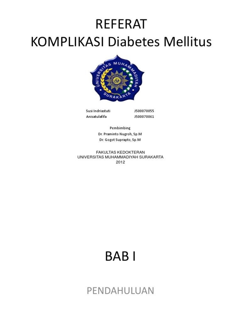 Komplikasi Diabetes Melitus Terhadap Mata | PDF
