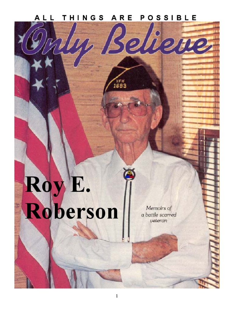 Roy Roberson - Only Believe Magazine | PDF | Goliath | David