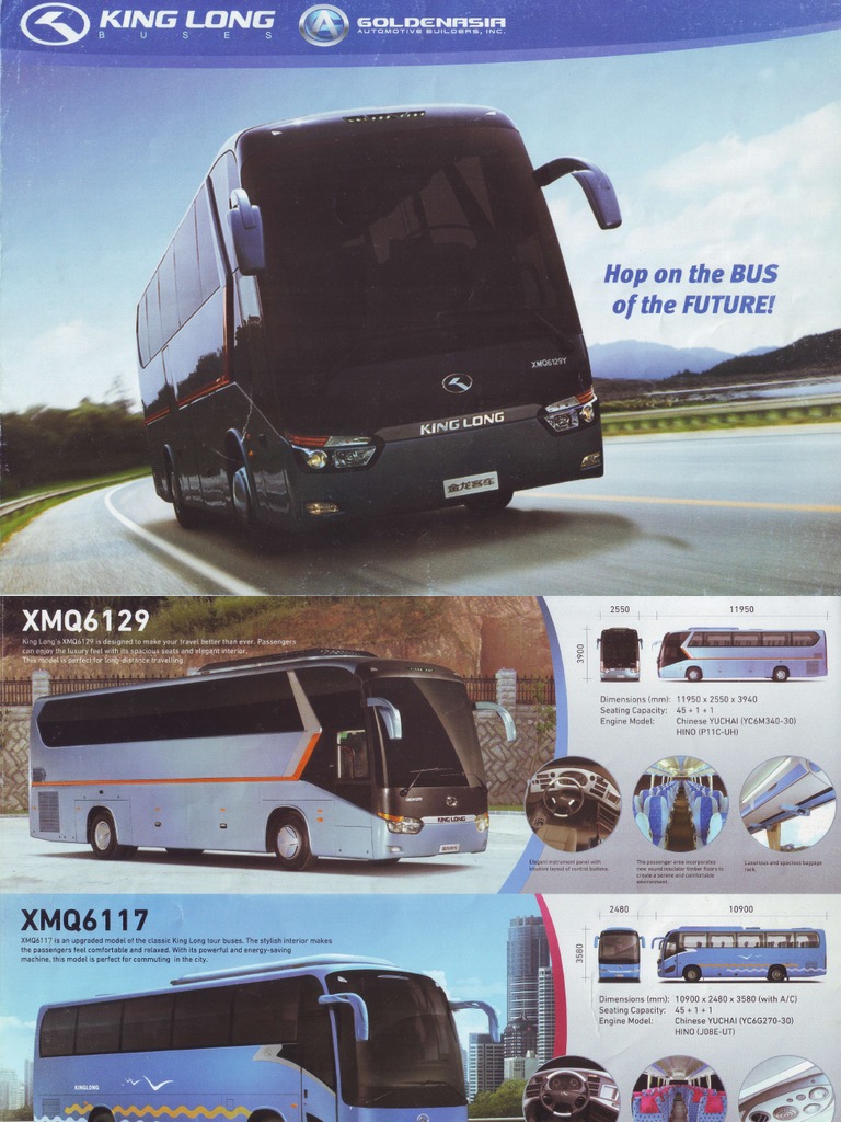 King Long Buses (Golden Asia Automotive Builders, Inc.) | PDF