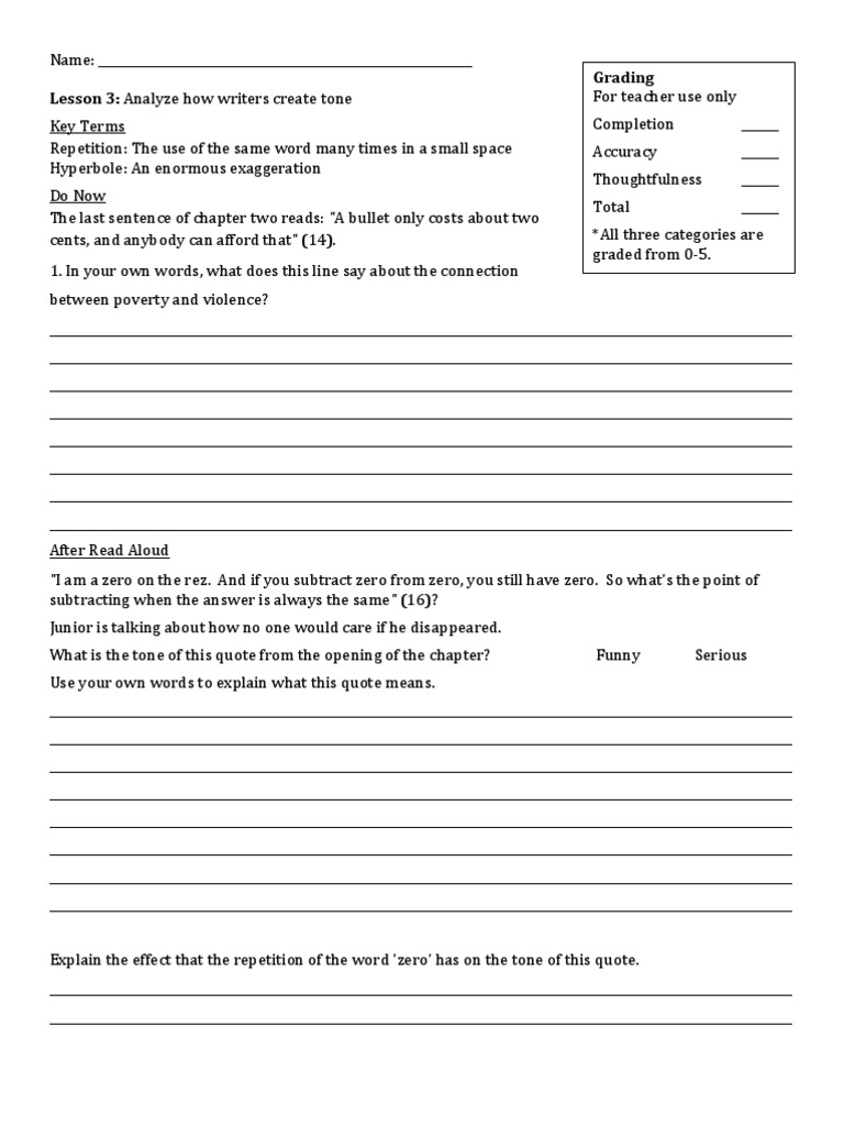 Analyzing Tone in Writing Techniques | PDF | Language Arts & Discipline