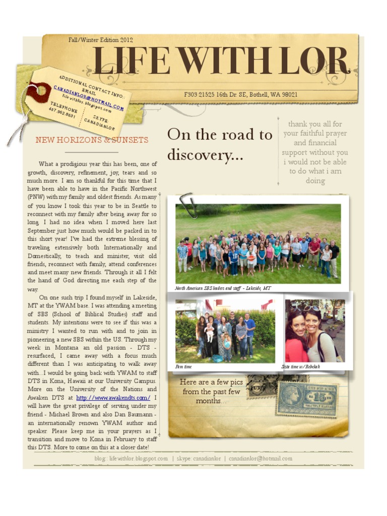 Winter '12 | PDF | Jesus | Religion And Belief