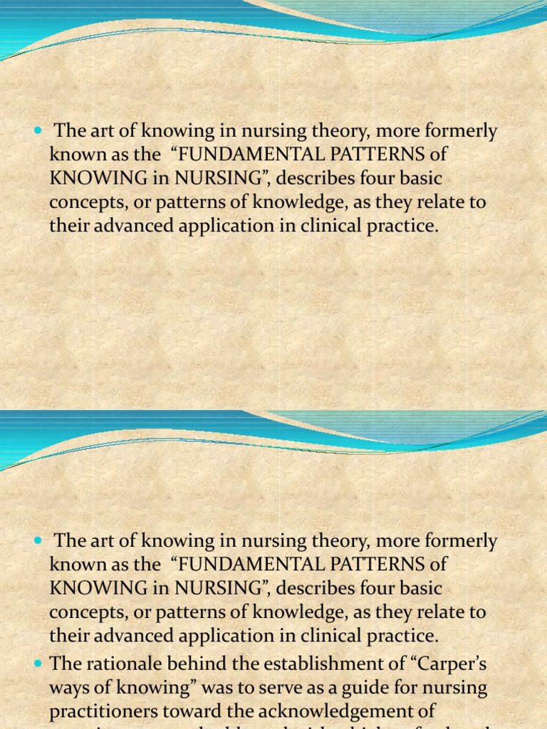 CARPER'S 4 WAYS of KNOWING | PDF | Science & Mathematics